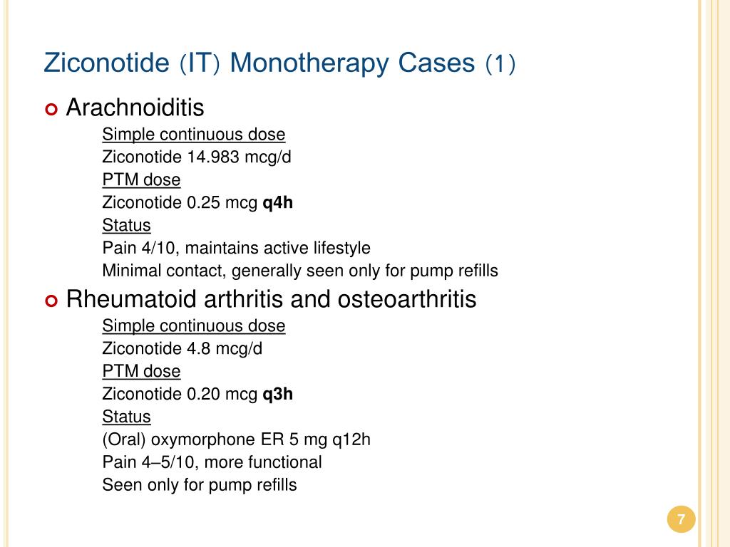 PPT - Use of the Personal Therapy Manager With Prialt ® (Ziconotide ...