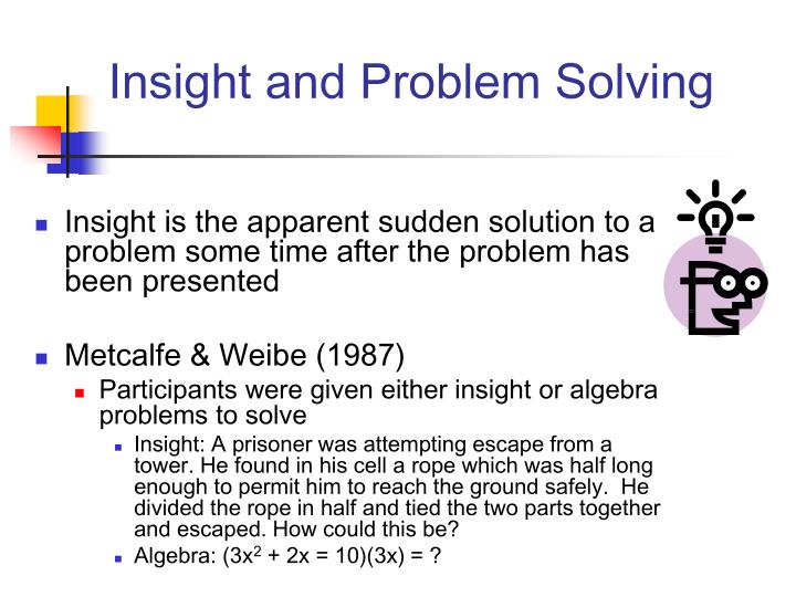 PPT - Chapter 11 Problem Solving and Creativity PowerPoint Presentation ...