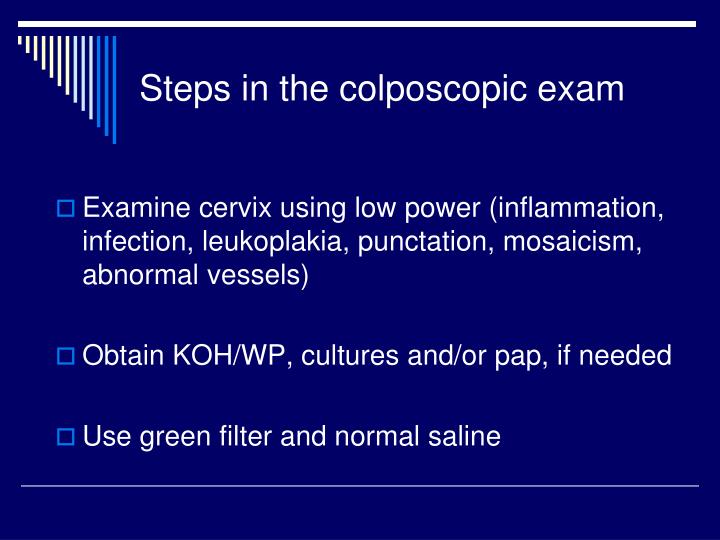 PPT - Colposcopy PowerPoint Presentation - ID:275680