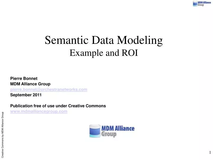 PPT - Semantic Data Modeling Example and ROI PowerPoint Presentation ... PPT - Semantic Data Modeling Example and ROI PowerPoint Presentation ...