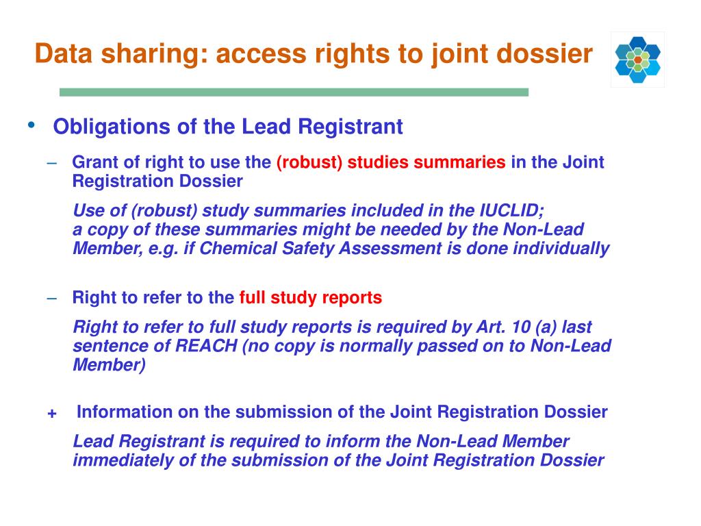 PPT - HOW TO GET ACCESS TO REACH DOSSIER SIG Partnership meeting ...