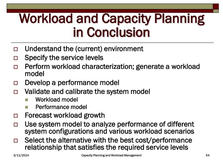 PPT - Capacity Planning and Workload Forecasting PowerPoint ...