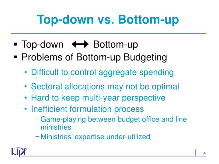 PPT - Top-down Budgeting A Tool for Central Resource Management ...