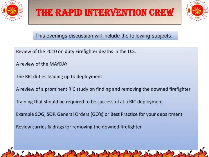 PPT - The Rapid Intervention Crew PowerPoint Presentation, free ...