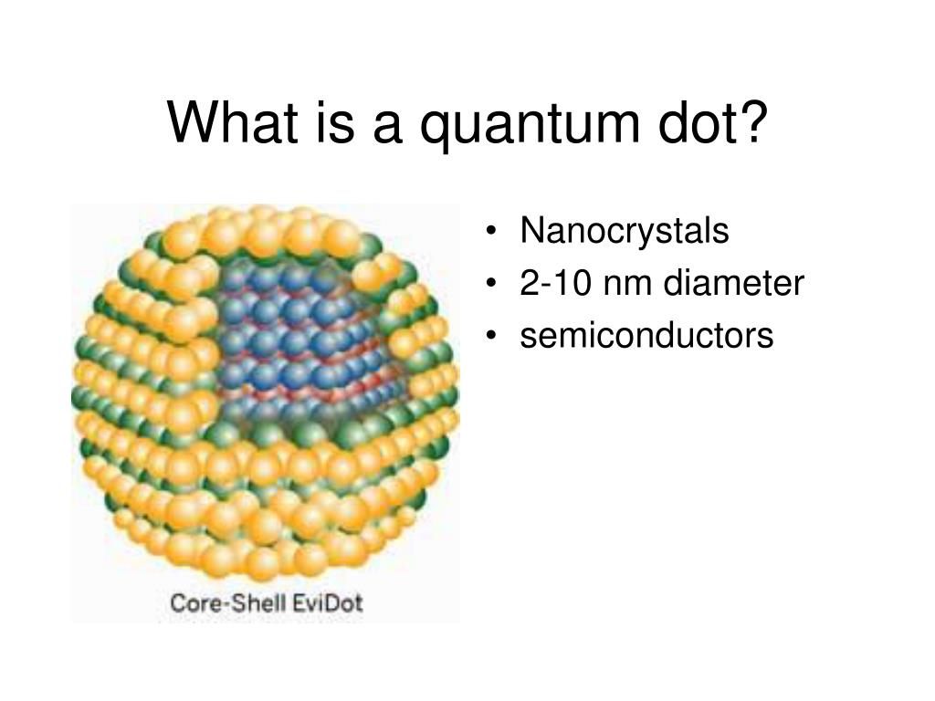 PPT What Is A Quantum Dot PowerPoint Presentation Free Download