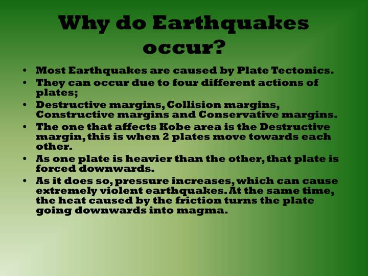 PPT - KOBE EARTHQUAKE REPORT PowerPoint Presentation - ID:276850