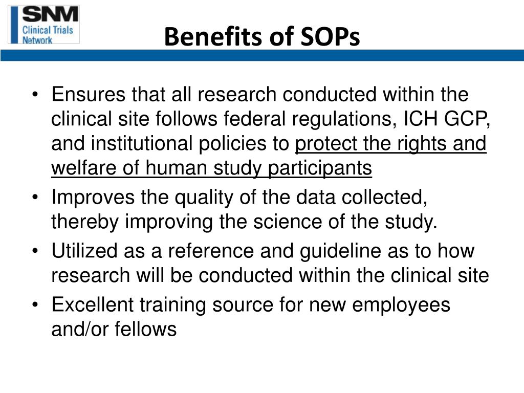 PPT - The Importance of Standard Operating Procedures (SOPs) in ... PPT - The Importance of Standard Operating Procedures (SOPs) in ...
