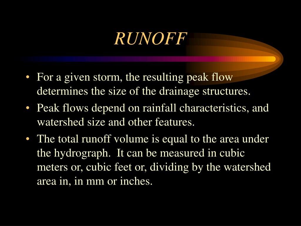 PPT CHARACTERISTICS OF RUNOFF PowerPoint Presentation Free Download PPT CHARACTERISTICS OF RUNOFF PowerPoint Presentation Free Download