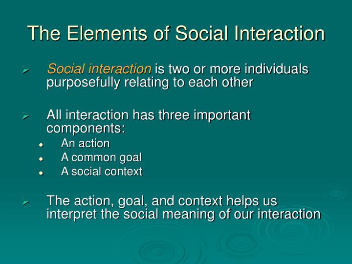 PPT - Chapter 5: Interaction, Groups, and Organizations: Connections ...