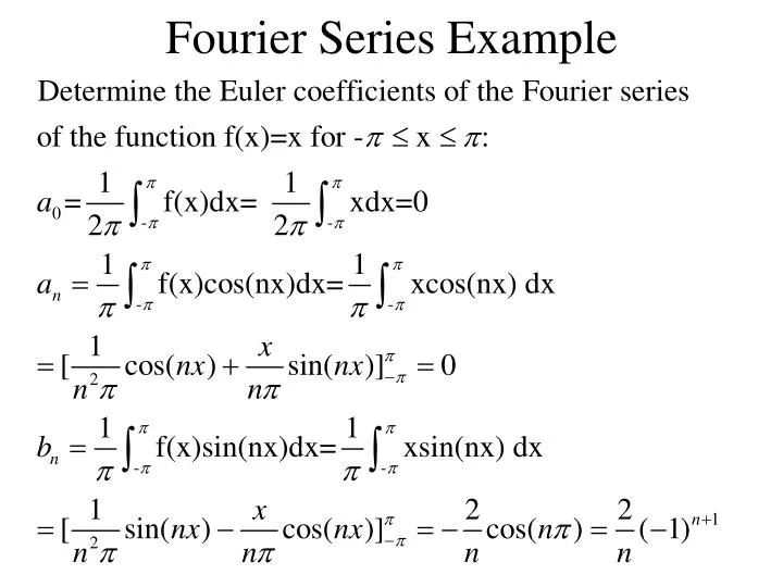 PPT - Fourier Series Example PowerPoint Presentation, free download ... PPT - Fourier Series Example PowerPoint Presentation, free download ...
