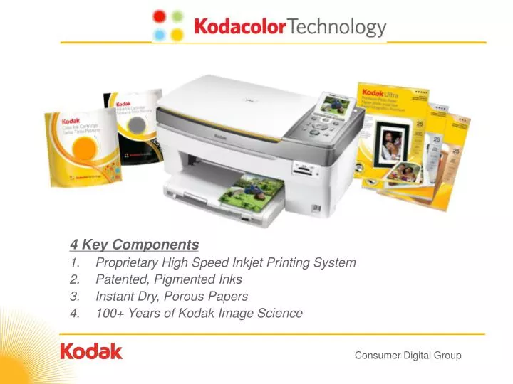 PPT - 4 Key Components Proprietary High Speed Inkjet Printing System ...