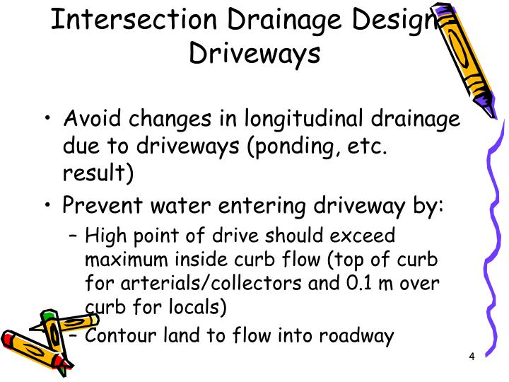 PPT - Urban Drainage and Intersection Design PowerPoint Presentation ...