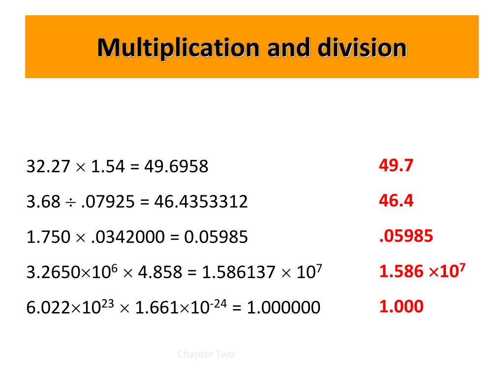 Significant Figures Multiplication And Division Worksheet