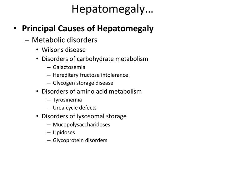 PPT - Approach to a child with hepatomegaly PowerPoint Presentation ...