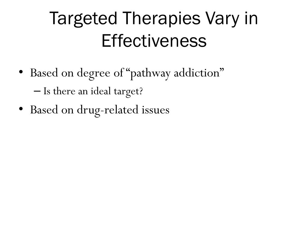 PPT - Lessons From Clinical Trials of Targeted Therapies for Cancer ...