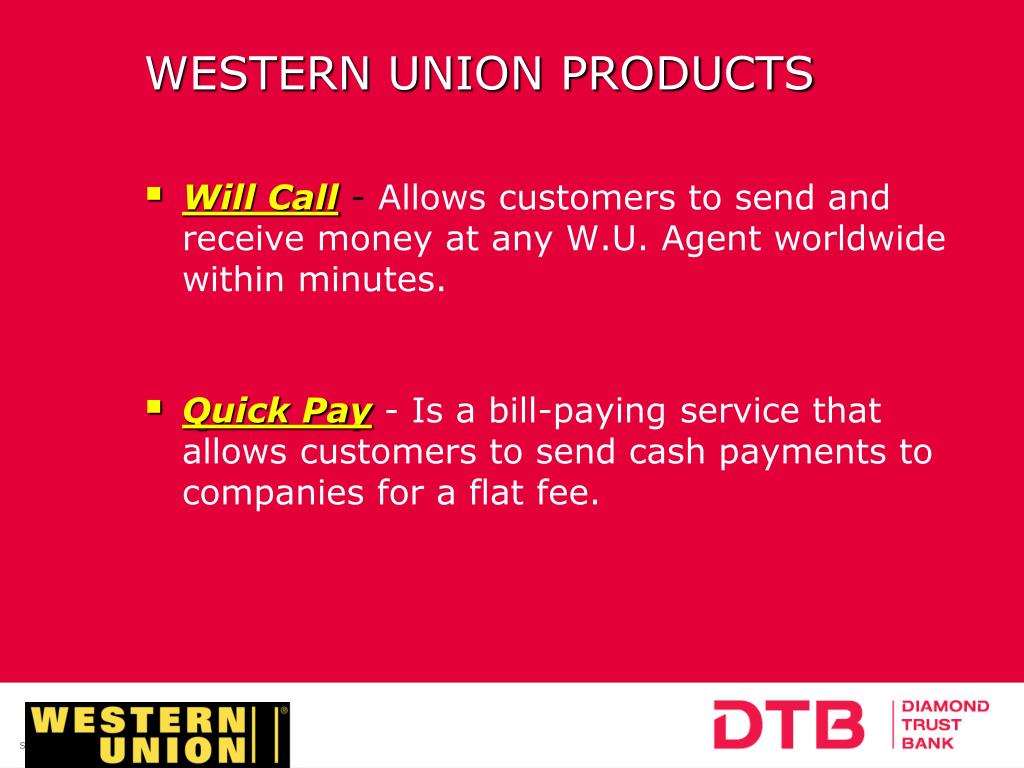 PPT - WESTERN UNION BUSINESS QUICK & EFFECTIVE OPPORTUNITY TO MULTIPLY ...