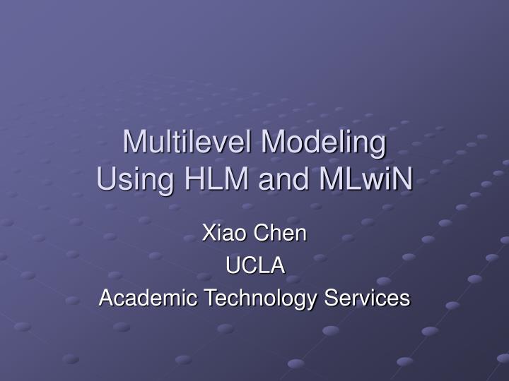 PPT - Multilevel Modeling Using HLM and MLwiN PowerPoint Presentation, free download - ID:280212
