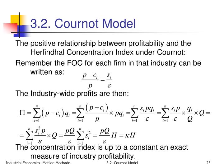 PPT - 3.2. Cournot Model PowerPoint Presentation - ID:280301