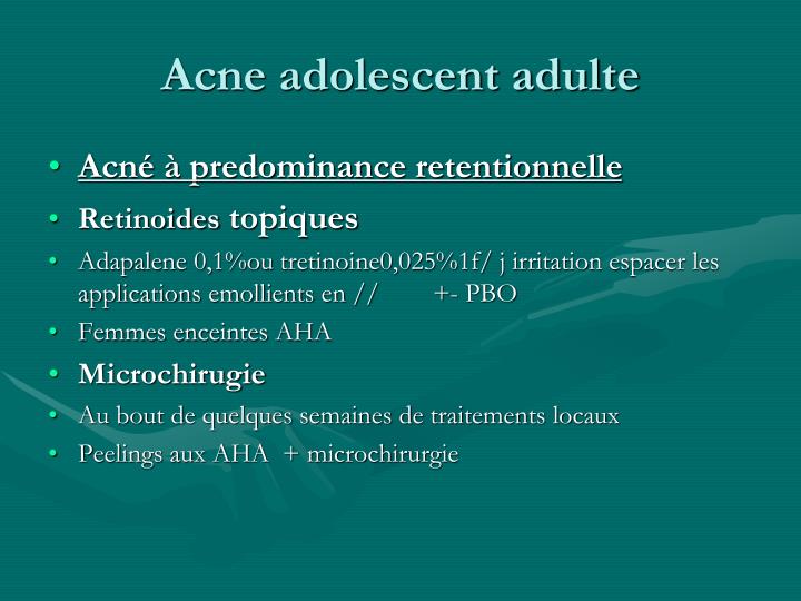 PPT - ACNE Actualités Claudine Radix PowerPoint Presentation - ID:281085
