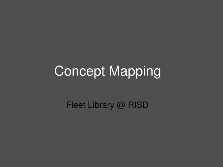 PPT - Concept Mapping PowerPoint Presentation, free download - ID:281332
