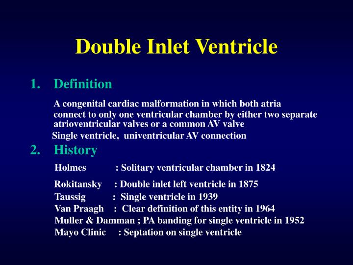 PPT - Double Inlet Ventricle PowerPoint Presentation - ID:282508