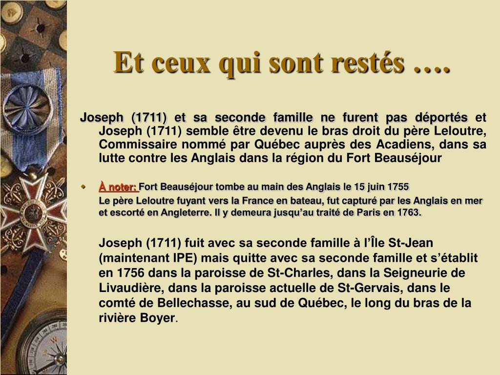 Ppt Les Mazerolle De L Amérique A Uteur Rodrique Mazerolle
