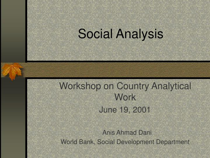 PPT - Social Analysis PowerPoint Presentation, free download - ID:282780