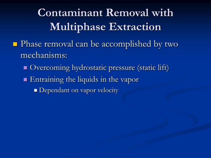 PPT - Multiphase Extraction for Soil and Groundwater Remediation ...