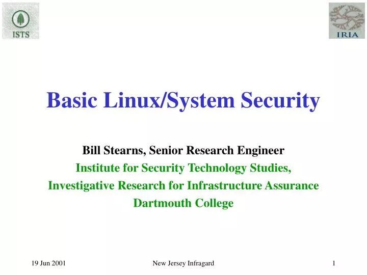 PPT - Basic Linux/System Security PowerPoint Presentation, free ...