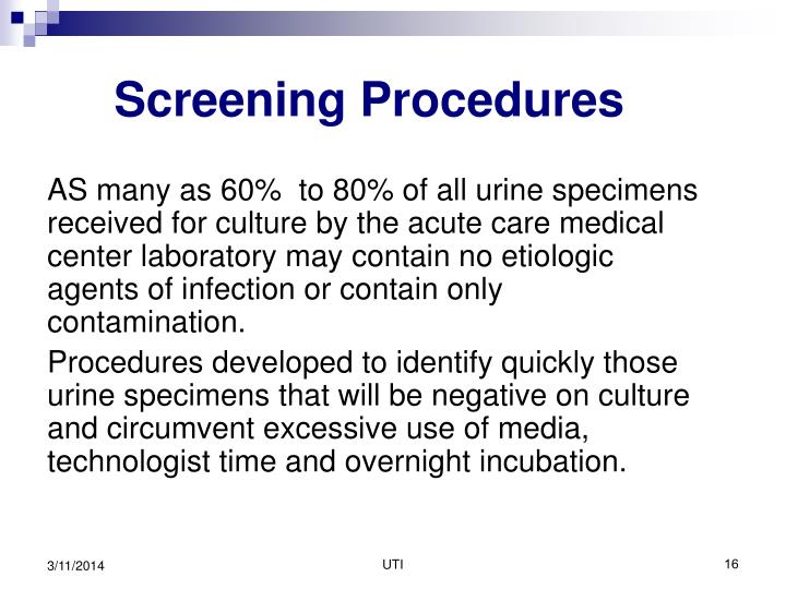 PPT - Laboratory Diagnosis of Urinary Tract Infections PowerPoint ...