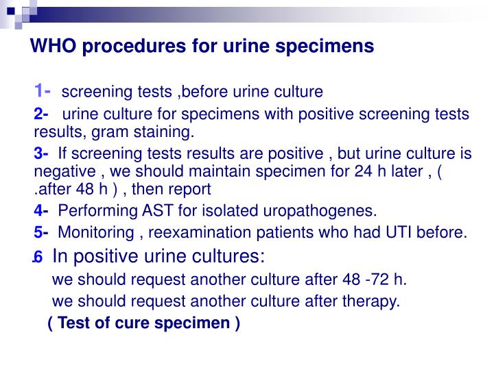 Urine Culture Introduction Importance Sample Collection Test Procedure ... Urine Culture Introduction Importance Sample Collection Test Procedure ...