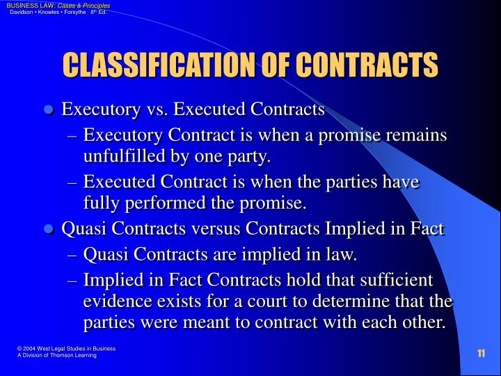 PPT - CHAPTER 9 INTRODUCTION TO CONTRACT LAW AND CONTRACT THEORY ...