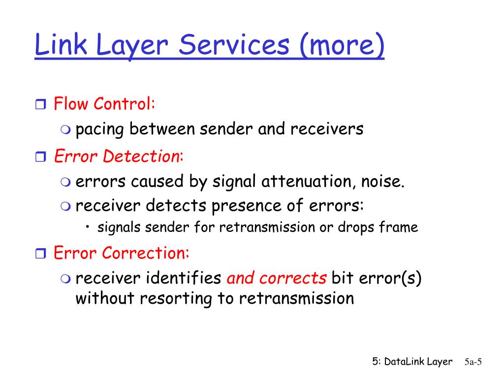 Ppt 19 Link Layer Error Detectioncorrection Multiple Access Protocols Powerpoint