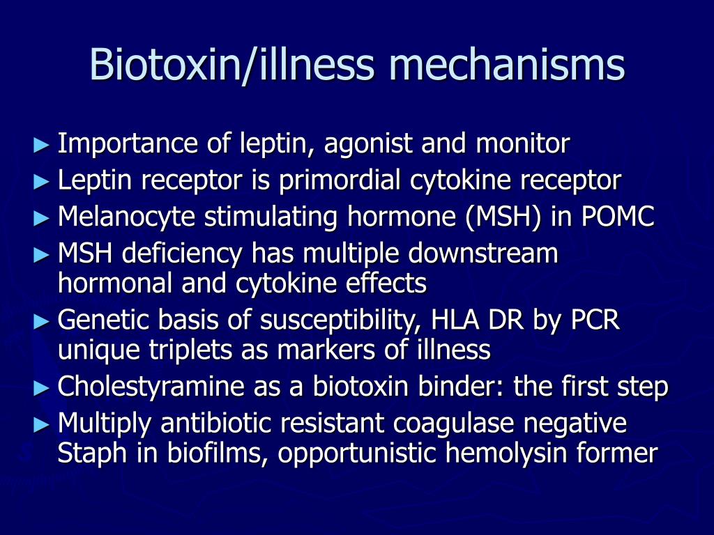 PPT - Biotoxins, vision, inflammatory cytokines and hypothalamic ...