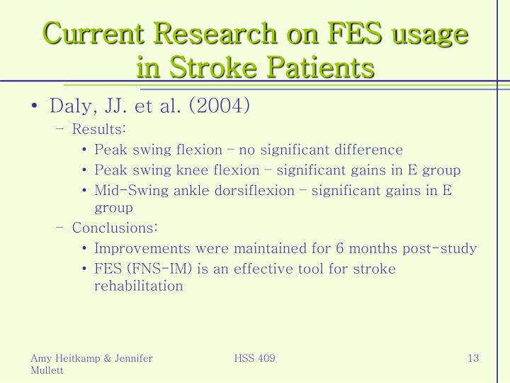 PPT - Functional Electrical Stimulation PowerPoint Presentation - ID:284779