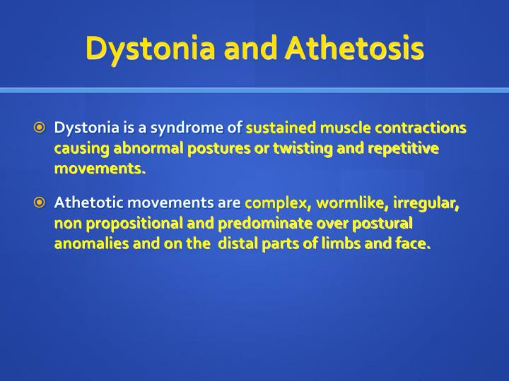 PPT - MOVEMENT DISORDERS IN CHILDREN PowerPoint Presentation - ID:284785
