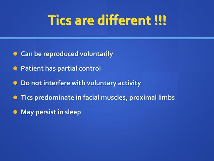 PPT - MOVEMENT DISORDERS IN CHILDREN PowerPoint Presentation - ID:284785