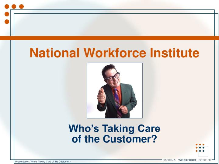 PPT - National Workforce Institute PowerPoint Presentation, free ...