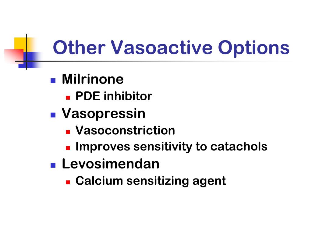 PPT - Pharmacologic Management of Acute Circulatory Failure: Vasoactive ...