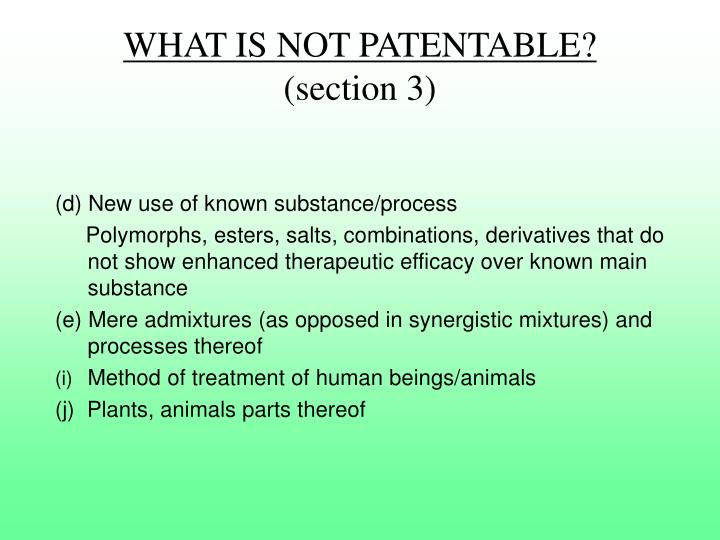 PPT - Patentable and Non Patentable Biotech Inventions PowerPoint ...