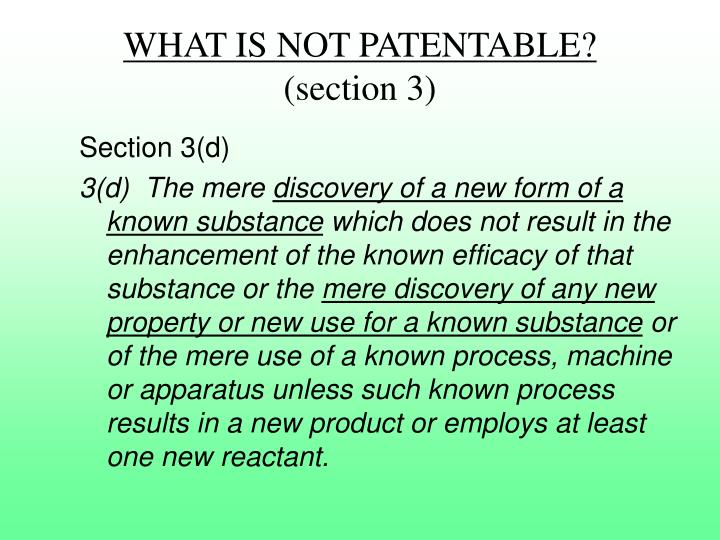 PPT - Patentable and Non Patentable Biotech Inventions PowerPoint ...