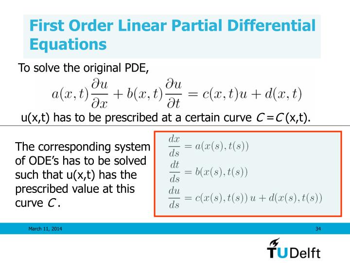 PPT - First Order Partial Differential Equations PowerPoint ...