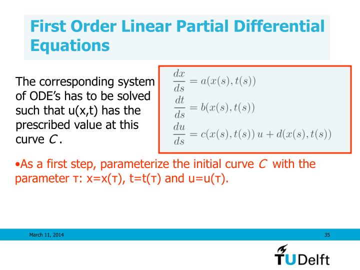 PPT - First Order Partial Differential Equations PowerPoint ...