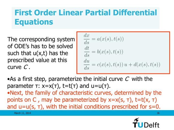 PPT - First Order Partial Differential Equations PowerPoint ...
