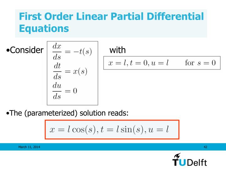 PPT - First Order Partial Differential Equations PowerPoint ...