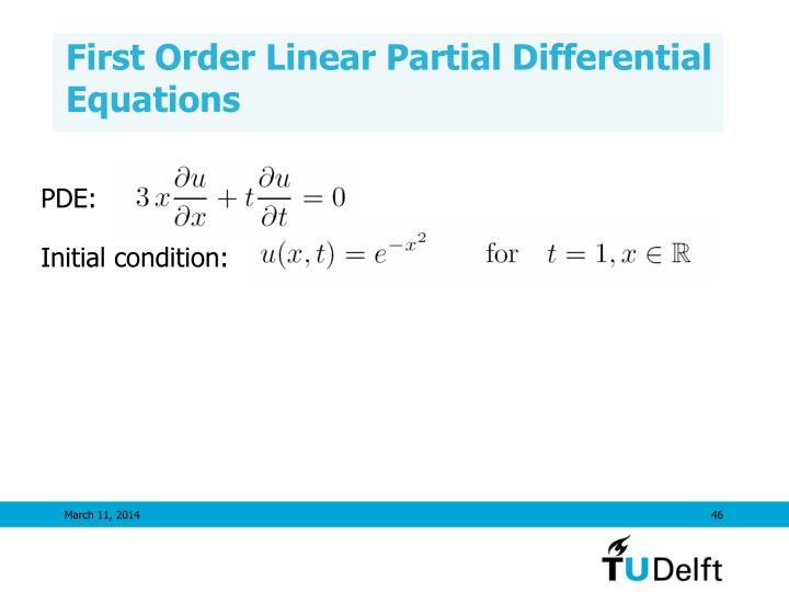 PPT - First Order Partial Differential Equations PowerPoint ...