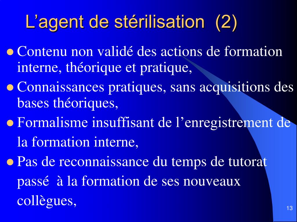 PPT - Les formations en stérilisation répondent-elles aux besoins ...