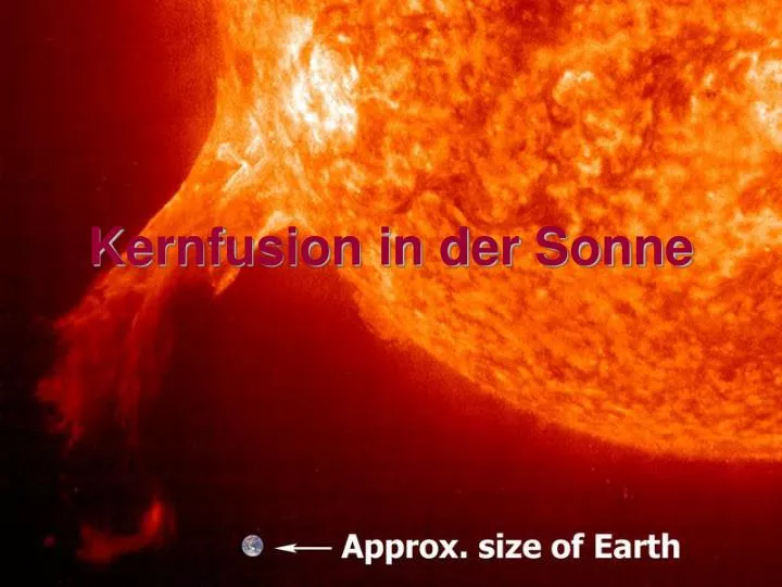 PPT - Kernfusion in der Sonne PowerPoint Presentation, free download ...