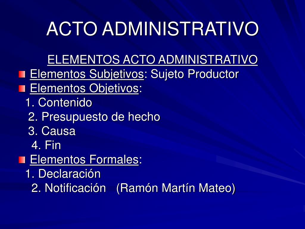 PPT - SEGUNDA UNIDAD : LA FUNCION PUBLICA Y EL ACTO ADMINISTRATIVO PowerPoint Presentation - ID ...