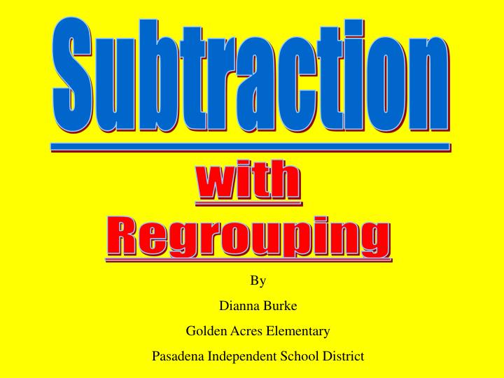 PPT - Subtraction PowerPoint Presentation, free download - ID:287533